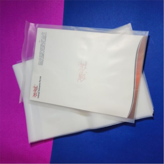 Prescription Poly Bag Transparent Embossed, Size 9″x12″