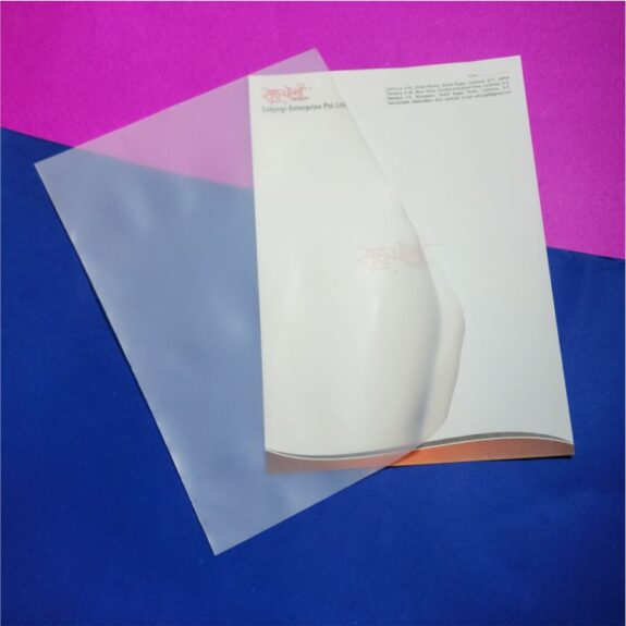 Patient Report L Folder Transparent, Size 9″x12″